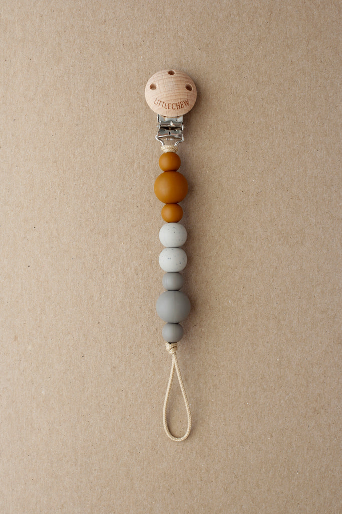 Pacifier Clip - Kira | Dune – littleCHEW